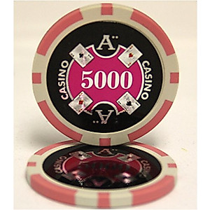 MRC 1000 pcs Ace Casino Poker Chips Set with Aluminum Case Custom Build