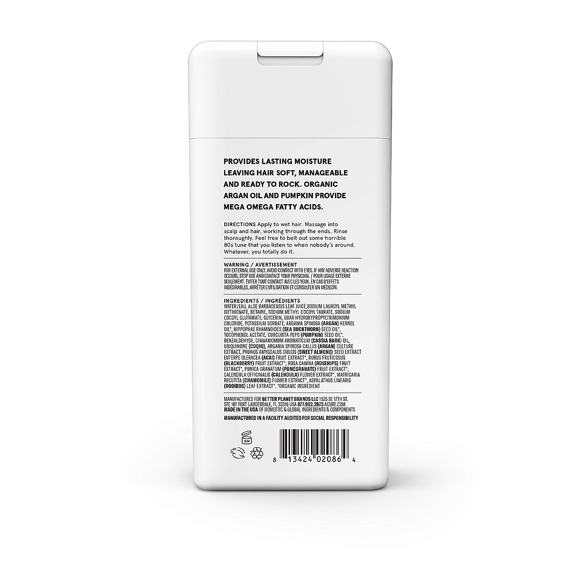 ACURE Ultra Hydrating Shampoo | 100% Vegan | Performance Driven Hair Care | Argan & Pumpkin - Ultra Hydrating Moisture & Omega Fatty Acids | 12 Fl oz