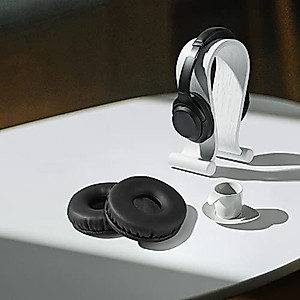 kwmobile Ear Pads Compatible with Sony WH-XB700 Earpads - 2X Replacement for Headphones - Black