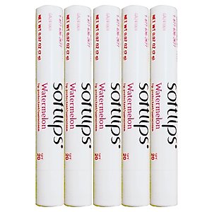 Softlips Watermelon Flavored (5 Softlips Sticks)