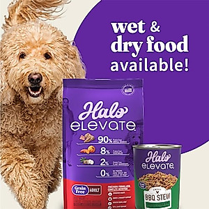 Halo Elevate Dry Dog Food, Grain Free Red Meat Recipe, 3.5lb