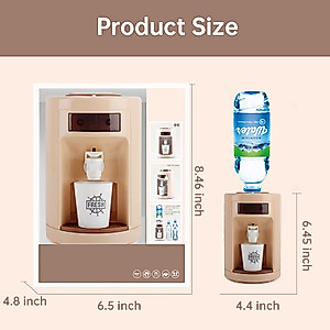 PZJDSR Cute Water Dispenser,Water Dispenser for Kids Role Play Kids Kitchen Playset,Small Water Dispenser Toy Kitchen Set,Play Kitchen for Kids Ages 4-8