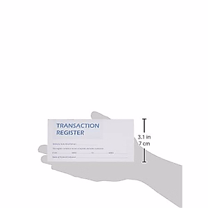 Personal Checkbook Registers, Set of 10, 2023-2024-2025 Calendars, Made in USA