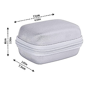 khanka Hard Case Replacement for Anker 45W Wall Charger 5,000mAh 20W Portable Charger, 521 Power Bank (PowerCore Fusion), Case Only (White)