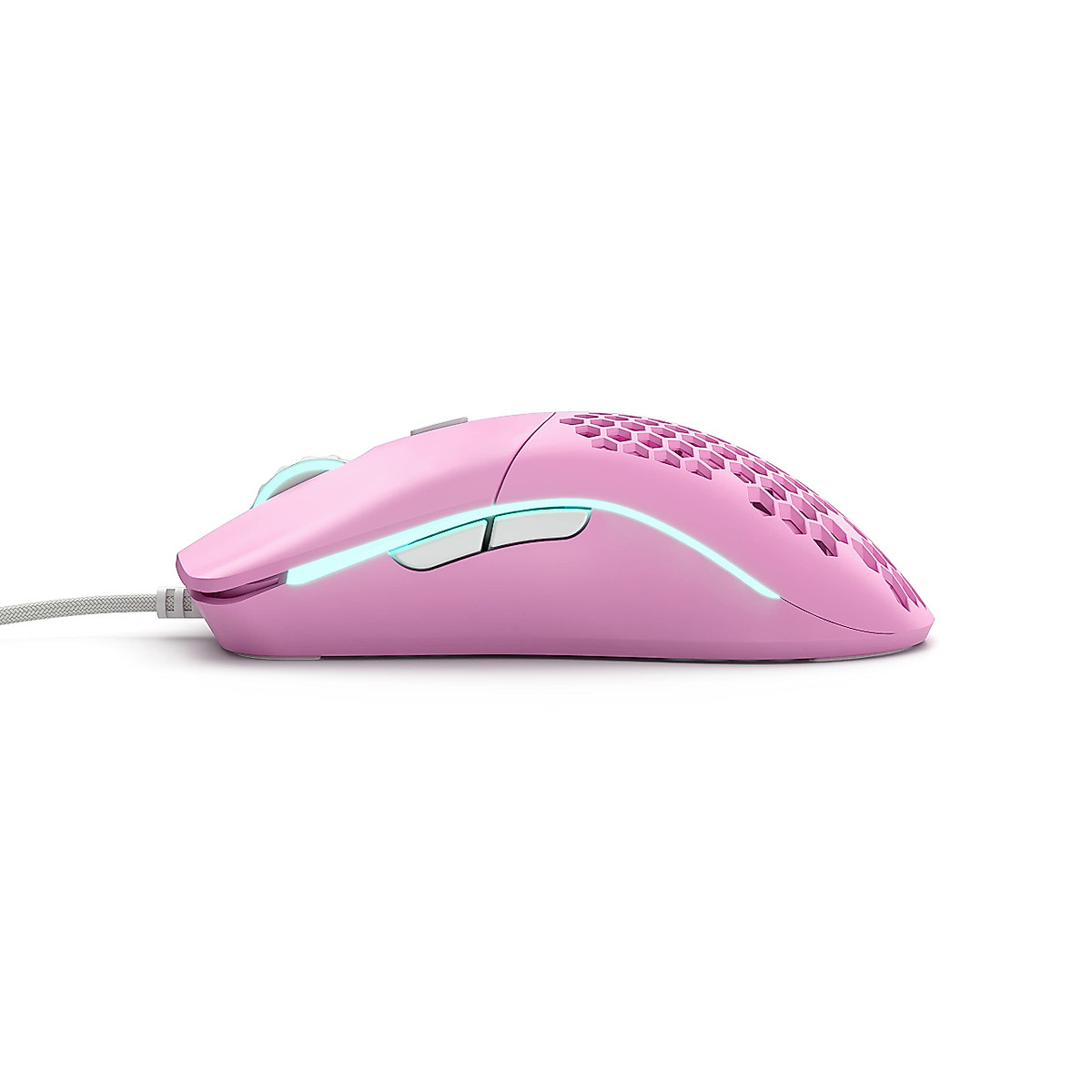 Glorious Gaming Mouse - Model O Minus, 58g Ultra-Light Honeycomb Mouse, Limited Edition Matte Pink - USB Gaming Mouse