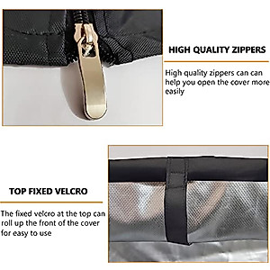 Dalema Waterproof Shelf Cover,Heavy Duty Dustproof Storage Shelving Unit Cover,Durable Steel Organizer Wire Rack Cover,Shelf Display Rack Protective Cover with Zipper.(Black,Fits 32x16x62 Shelf)