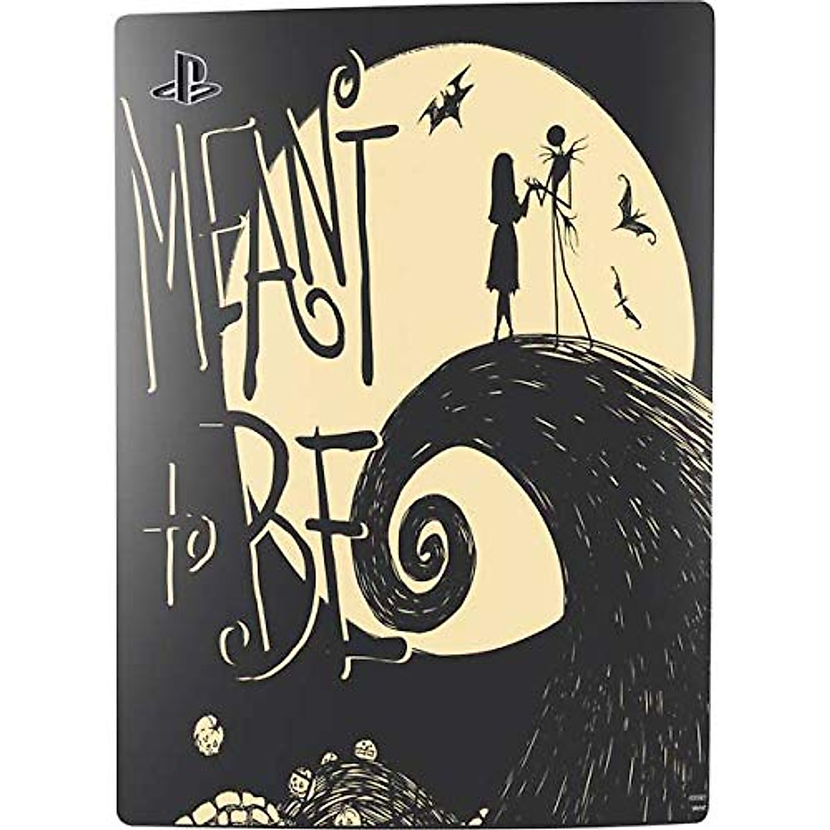 Skinit Decal Gaming Skin Compatible with PS5 Console - Officially Licensed Disney The Nightmare Before Christmas Jack and Sally Meant to Be Design