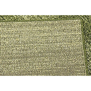 Unique Loom Del Mar Collection Area Rug-Transitional Inspired with Modern Contemporary Design, 8' 0 x 11' 4 Rectangular, Light Green/Beige