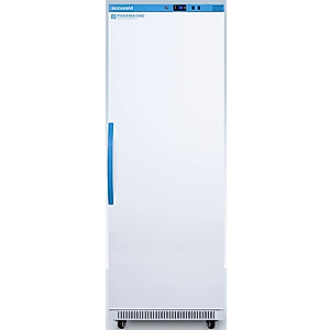 Summit Appliance ARS18PV Performance Series Pharma-Vac 18 Cu.Ft. Upright All-refrigerator for Vaccine Storage with Silver-ion Handle, Keyed Lock and Hospital Grade Cord with 'Green Dot' Plug, White