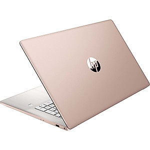 2022 HP Pavilion Laptop, 17" HD+ (1600 x 900) LED Display, AMD Athlon Silver Processor, Radeon Graphics, 16GB RAM, 1TB PCIe SSD, Fingerprint Reader, Wi-Fi 6, BT 5.0, Windows 10, Rose Gold (Renewed)