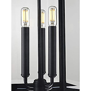 Progress Lighting Gibbes Street Collection 3-Light Clear Beveled Glass New Traditional Outdoor Hanging Lantern Light Textured Black 23.75x9.50x9.50