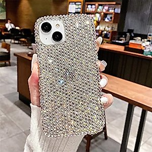 redecarie for Galaxy Note 10 Plus Case,Luxury Bling Glitter Diamond Shiny Sparkle Crystal Rhinestone Women Girls Kids Clear Protective Phone Cover for Samsung Galaxy Note 10 Plus
