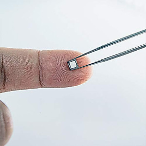 Tweezers, Precision Tweezers Set, Anti-Static Stainless Steel Curved of Tweezers, for Electronics, Laboratory Work, Jewelry-Making, Craft, Soldering, Etc（2 PCS）