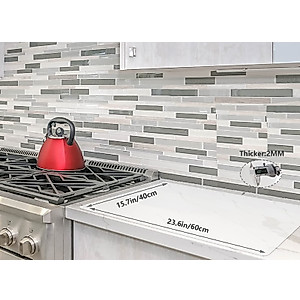 Silicone Mat for Kitchen Counter, Heat Resistant Nonskid Table Mat for Air Fryer to Site on, Countertop Protector, Thick 2MM, XL Large