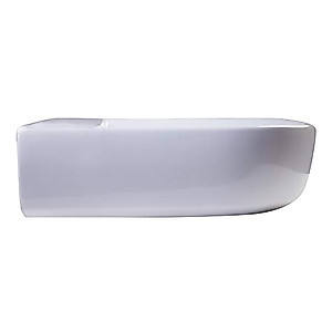 ALFI brand AB111 D-Bowl Porcelain Wall Mounted Bath Sink, 24", White