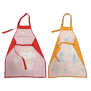 sanseble Kids Apron Art Painting Cooking Craft Gardening Toddlers Childs Boys Girls Smock with Pocket Waterproof