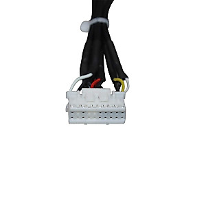 Yongjiangxia RCA Harness Compatible with Kenwood 20Pin 7 RCA Audio Video Input Output Rear View Camera in