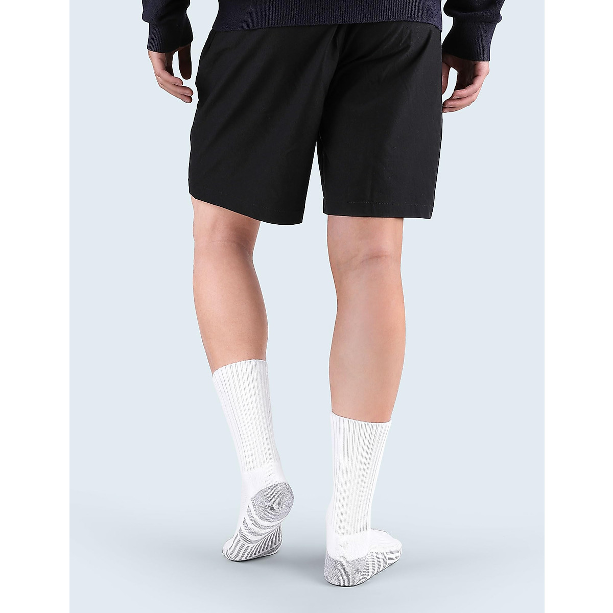 Airacker Athletic Socks Sport Running Calf Socks Performance Cushioned Breathable Crew Socks for Men Women(6 Pairs)