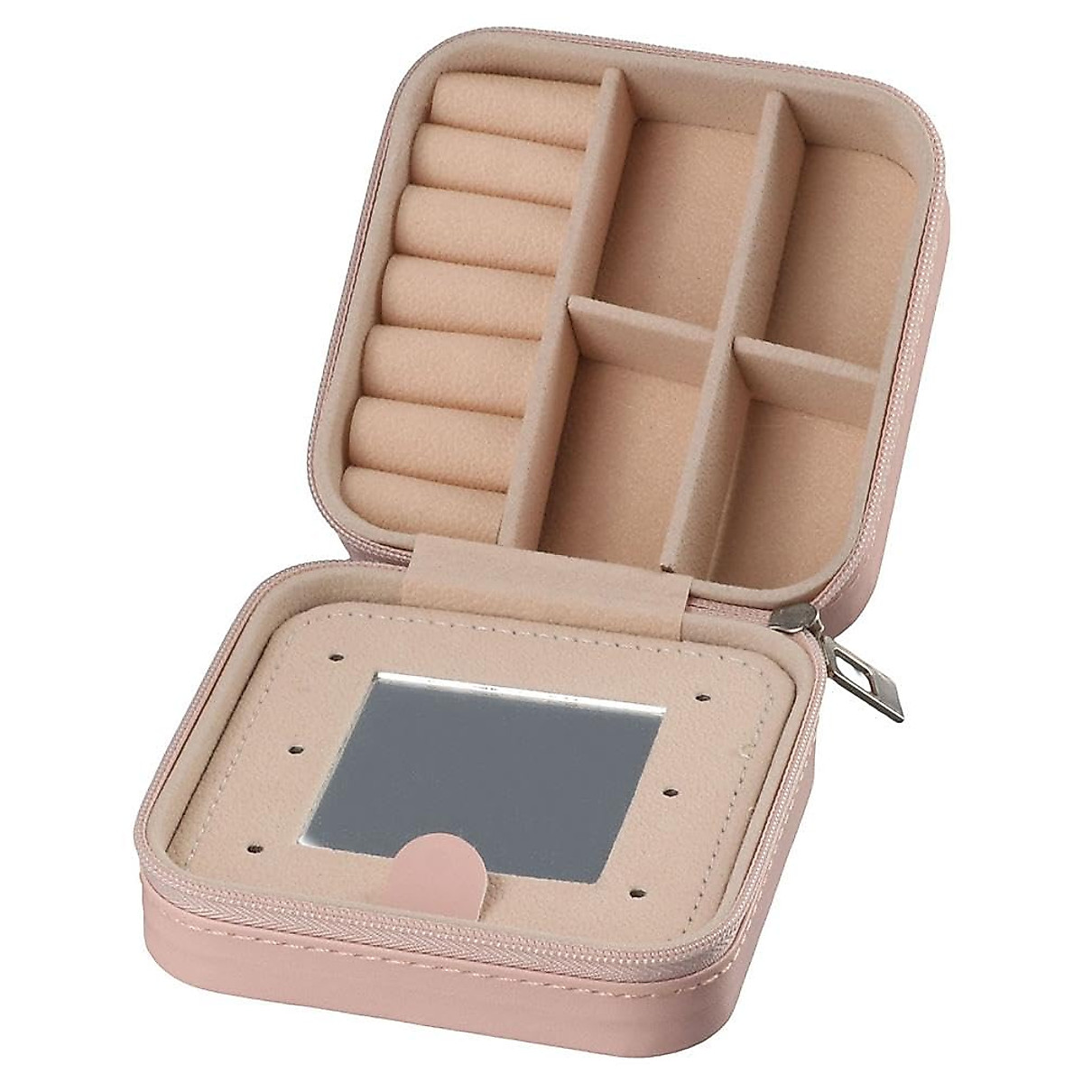 hobbyme Gifts for Women Teen Girls -Small Initial Jewelry Case Jewelry Organizer,Jewelry Box Birthday Gifts for Girl Women Mom