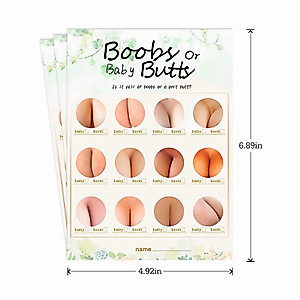 OLOUTAB 30 Baby Shower Games for Boy or Girl-Gender Neutral,Hilarious,Fun and Easy to Play,with Answer Keys