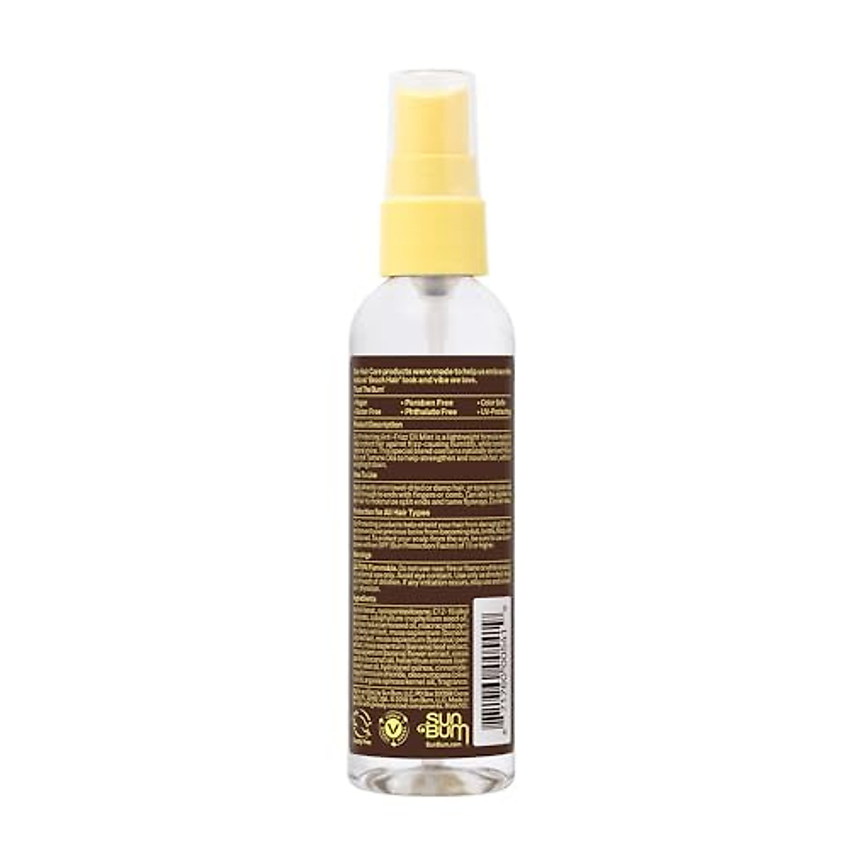 Sun Bum Protecting Anti-Frizz Oil Mist | Vegan and Cruelty Free Moisturizing Hair Protector Spray for All Hair Types | 3 oz
