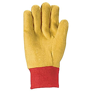 Wells Lamont mens 412 Work Gloves, Gold, Large Pack of 12 US