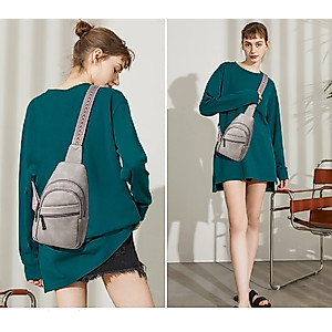 Mroede Sling Bag Crossbody Bags for Women, Fanny Packs for Women Chest Bag for Work Shopping