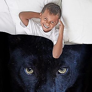 CafePress Black Panther Throw Blanket Super Soft Fleece Plush Throw Blanket, 60"x50"