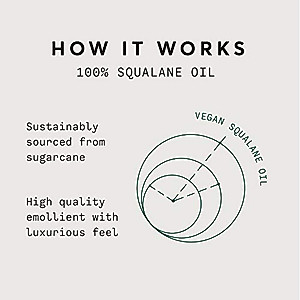 Naturium Plant Squalane Face Oil 100%, With Sugarcane Derived Squalane, Lightweight & Hydrating, 1 oz