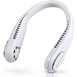 Dartwood Portable Neck Fan - Bladeless Rechargeable Small Handheld Fan with 4000mAh Battery Capacity