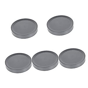 DOITOOL 5pcs Rolling Mobile Flowerpot Pot for Plants Indoor Garbage Can Outdoor with Wheels Pot Trays for Plants Trash Can Dolly Plastic Plant Caddy with Wheels Outdoor Indoor Plant Stand