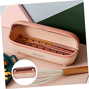 YARNOW Chopsticks Storage Box Chopsticks Spoon Holder Chopsticks Holder Case Flatware Drying Holder Utensil Utensil Storage Container Vajilla Kitchen Pp Fork Holder Multifunction