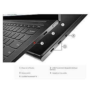 2022 LENOVO IdeaPad Slim 9i Laptop 14" 4K HDR Touchscreen Intel EVO Platform 11th Core i7-1195G7 Iris Xe Graphics 16GB DDR4 1TB SSD WI-FI 6 Thunderbolt 4.0 Backlit KB w/ FP Reader Windows 11 Pro