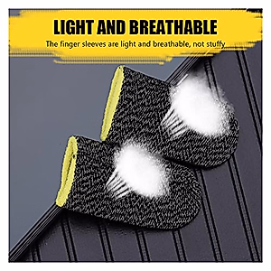 LJLSY Gaming Finger cots Finger Cover Game Controller 2pcs/1pair Sweat Proof Sensitive Non-Scratch Touch Screen Gaming Finger Thumb Sleeve Glove Can be Used Anytime Anywhere (Color : C)