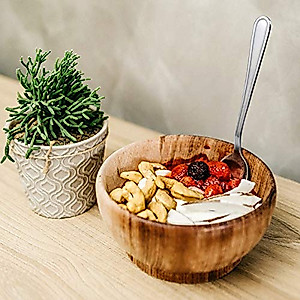 HISSF Teaspoons Stainless Steel 18/0 Tea Spoons 6 Pcs, 6.29 Inches For Home, Kitchen Restaurant, Slilver