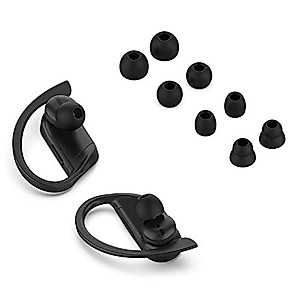 MOTONG for Huawei FreeBuds 4i Silicone Eartips Accessories, Silicone Protective Earphone Ear Tips Earbuds Case Cover for Huawei FreeBuds 4i/FreeLace Pro(Silicone Black)