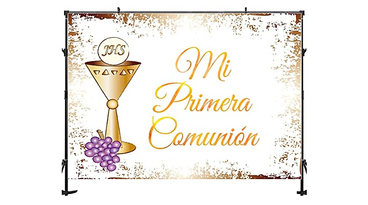 Purple Communion Backdrop for Memorable Photos