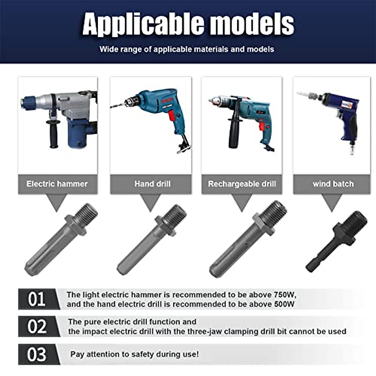 LightInTheBox 6pcs Firewood Log Splitter Drill Bit Removable Cones Wood Splitter Drill Bits Household Electric Split Cone Drill Woodworking 32-42mm for Hand Drill Stick