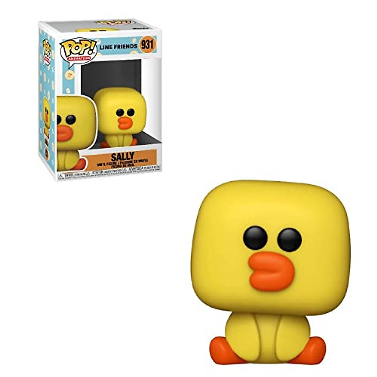 Funko Line Friends - Sally Pop! Vinyl Figure (Bundled with Compatible Pop Box Protector Case)