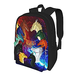 LONGREN Wings-of Fire Backpack schoolbag Bookbag 17 Inch travel Laptop Backpack.