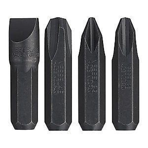 VESSEL C51MIXP4 INSERT BIT 5/16" Hex, 4PC. Set for Manual Impact Driver (Pack of 4)