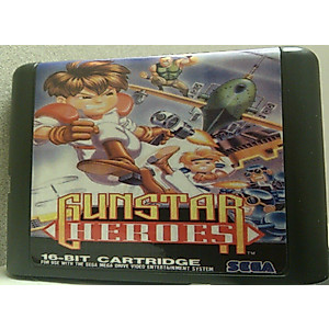 Games Cartridge - Gunstar Heroes for 16 bit Sega MegaDrive Genesis Sega Game Console