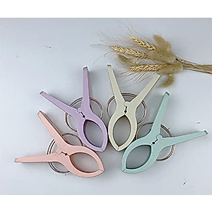 JUNDE 12 Pcs Beach Towel Clips Chair Clips Towel Holder for Pool Chairs on Cruise-Jumbo Size,Plastic Clothes Hanging Clips Clamps to Keep Your Towel from Blowing Away