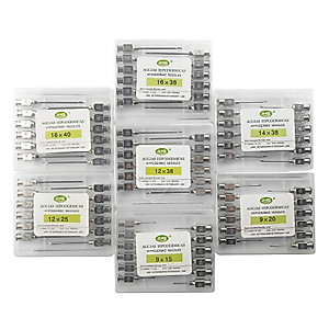 24PACK 16G 16-40mm Dispensing Needle with Luer Lock/Veterinary Stainless Steel Injection Needle,pet Poultry Needle，Bovine Pig Injection Needle