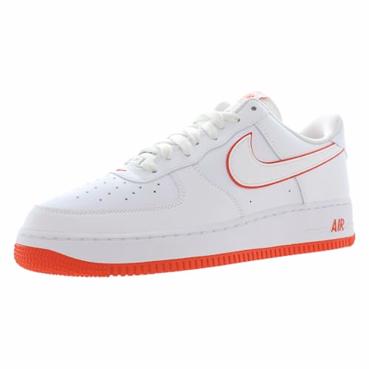 Nike Air Force 1 '07 White/White-Picante Red-White Mens Size 12