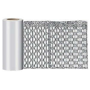 OASD Air Cushion Films 985Ft Length Air Pillow Bubble Bags Film 15.8 Inch Width PE Air Cushion Wrap Machine Film Roll Bubble Bags Film
