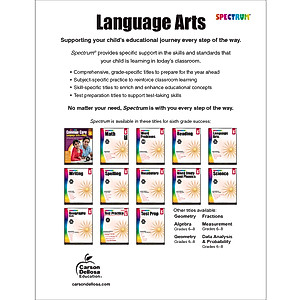 Spectrum Language Arts, Grade 6