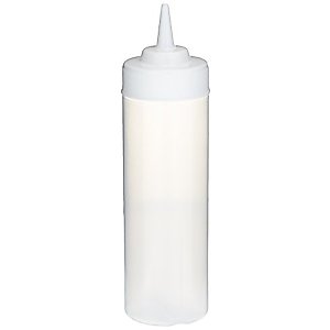 Winco Chocolatier's Wide Mouth Squeeze Bottles for Chocolate, 12-Ounce, 6-Pack
