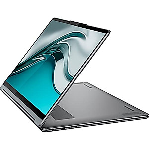 Lenovo Latest Yoga 9i, 12th Gen i7-1260P, 14" FHD (1920 x 1200) IPS, Anti-Glare, Touch, 400 nits,16 GB DDR5, 512 GB SSD, 1080P Camera, Pen 2, 3.3 lbs, Win 11 - Strom Grey (82LU004CUS)
