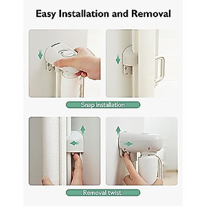 Momcozy Baby Gate, Auto Lock Retractable Baby Gate or Dog Gate, 【Auto Lock】33” Tall, Extends to 55” Wide, Mesh Safety Baby Gate for Stairs, Indoor, Outdoor, Doorways, Hallways